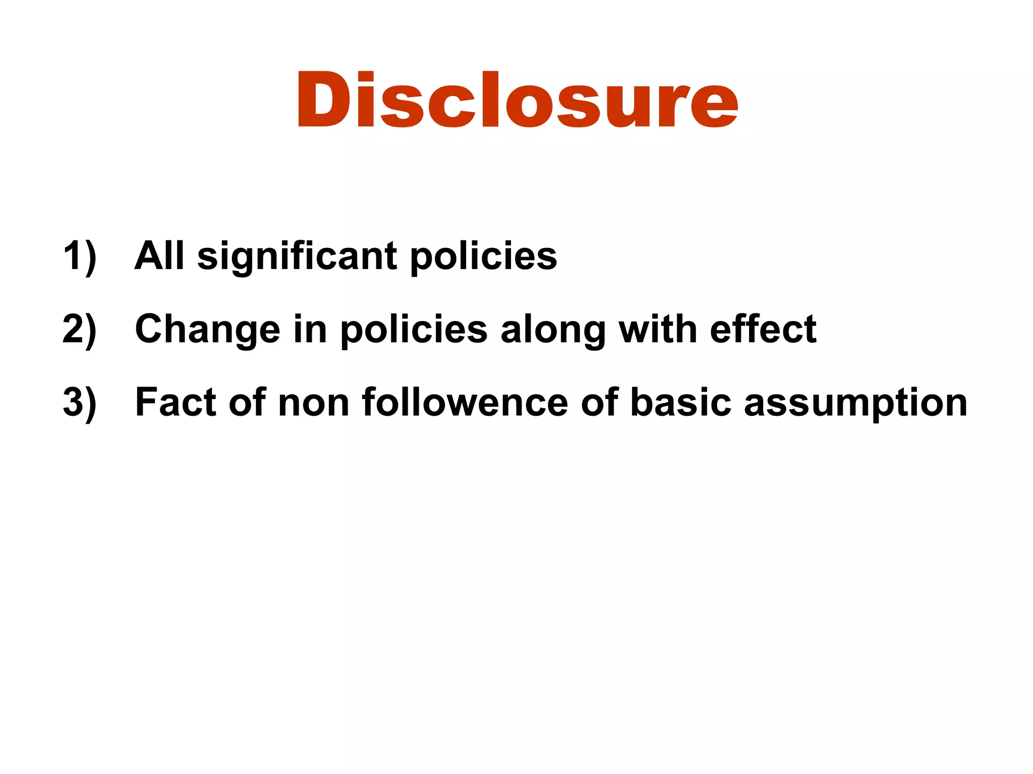 As 1 disclosure of accounting policies | PPT