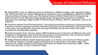 Impact of industrial Pollution | PPTX