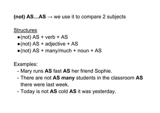 AS...AS comparative explained with examples.docx | Programming ...
