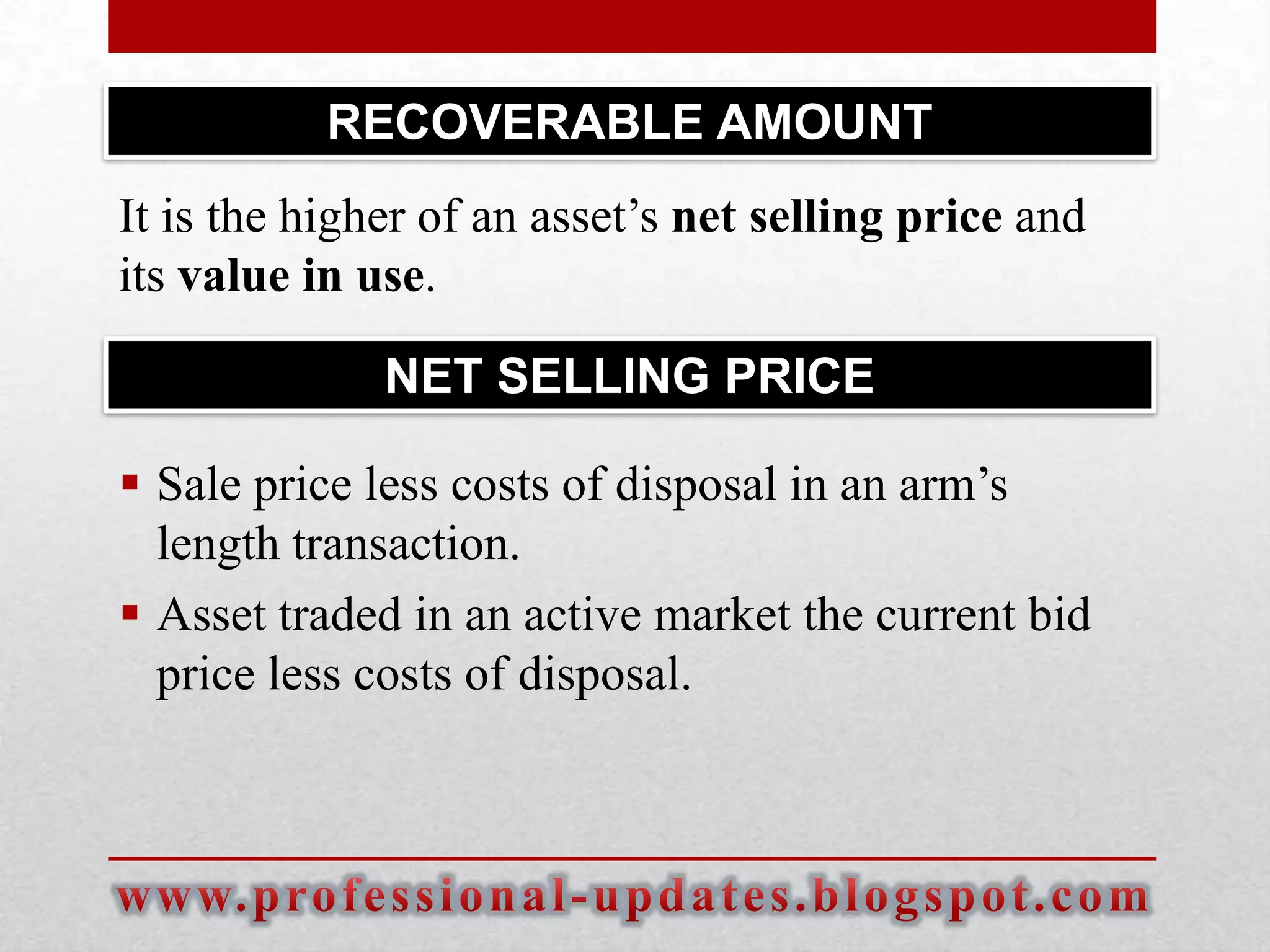 Accounting Standard - 28 Impairment Of Assets | PPTX