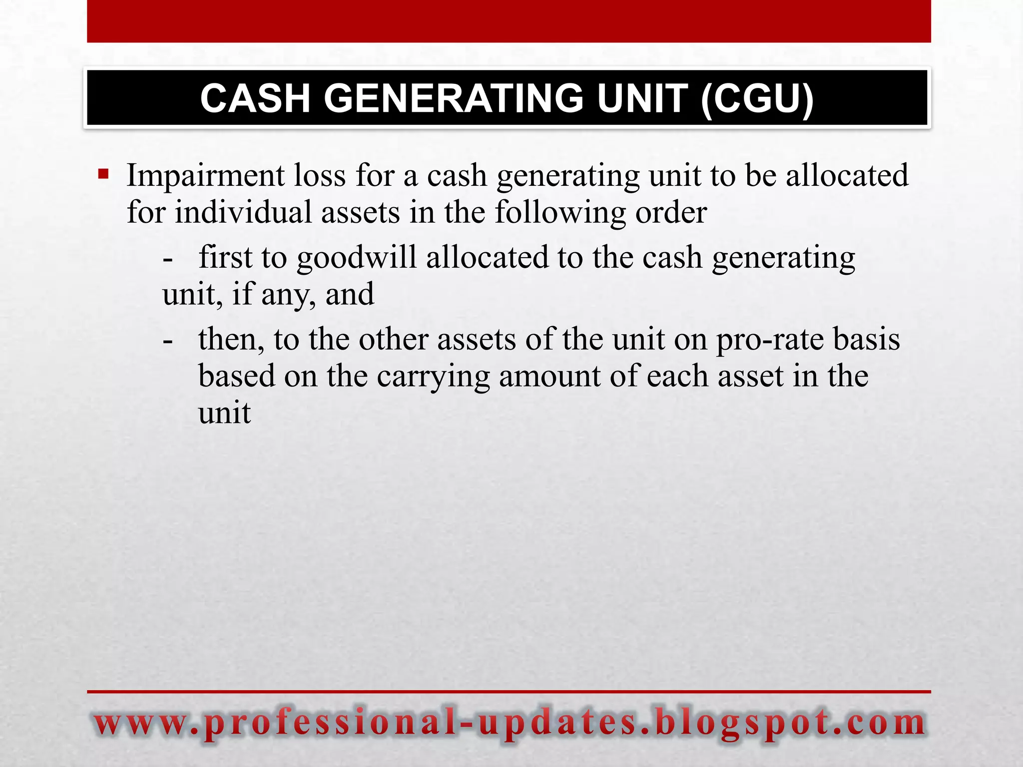 Accounting Standard - 28 Impairment Of Assets | PPTX