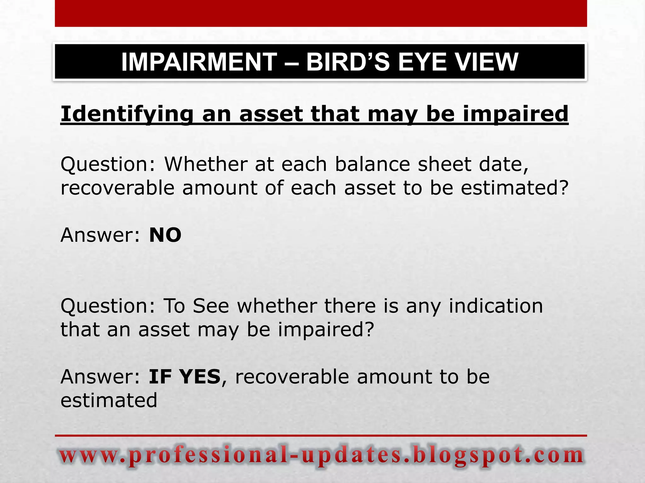 Accounting Standard - 28 Impairment Of Assets | PPTX