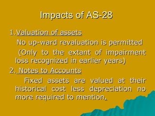 As 28 Impairment Of Asset | PPT