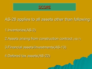 As 28 impairment of asset | PPT