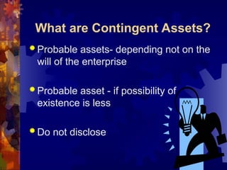 AS-29. provisions contingent liabilities | PPT