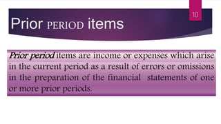 As 5 Net Profit & Loss for the Prior Period Items and Changes in ...