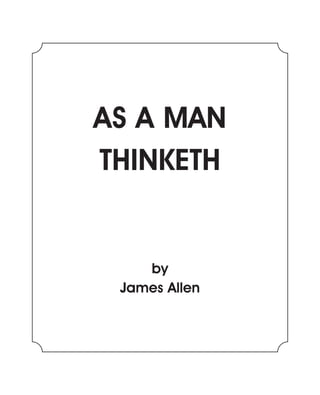 As a-man-thinketh | PDF