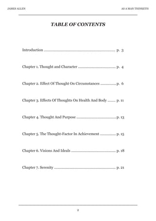 As a-man-thinketh by James Allen | PDF