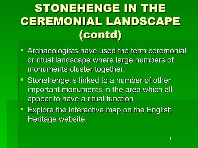 As Archaeology Stonehenge | PPT