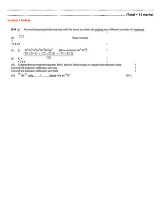 Chemistry Booklet Answers | DOC