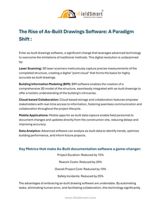As-Built Documentation A Deep Dive into the Digital Transformation of ...
