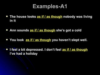 AS IF & AS THOUGH | PPT