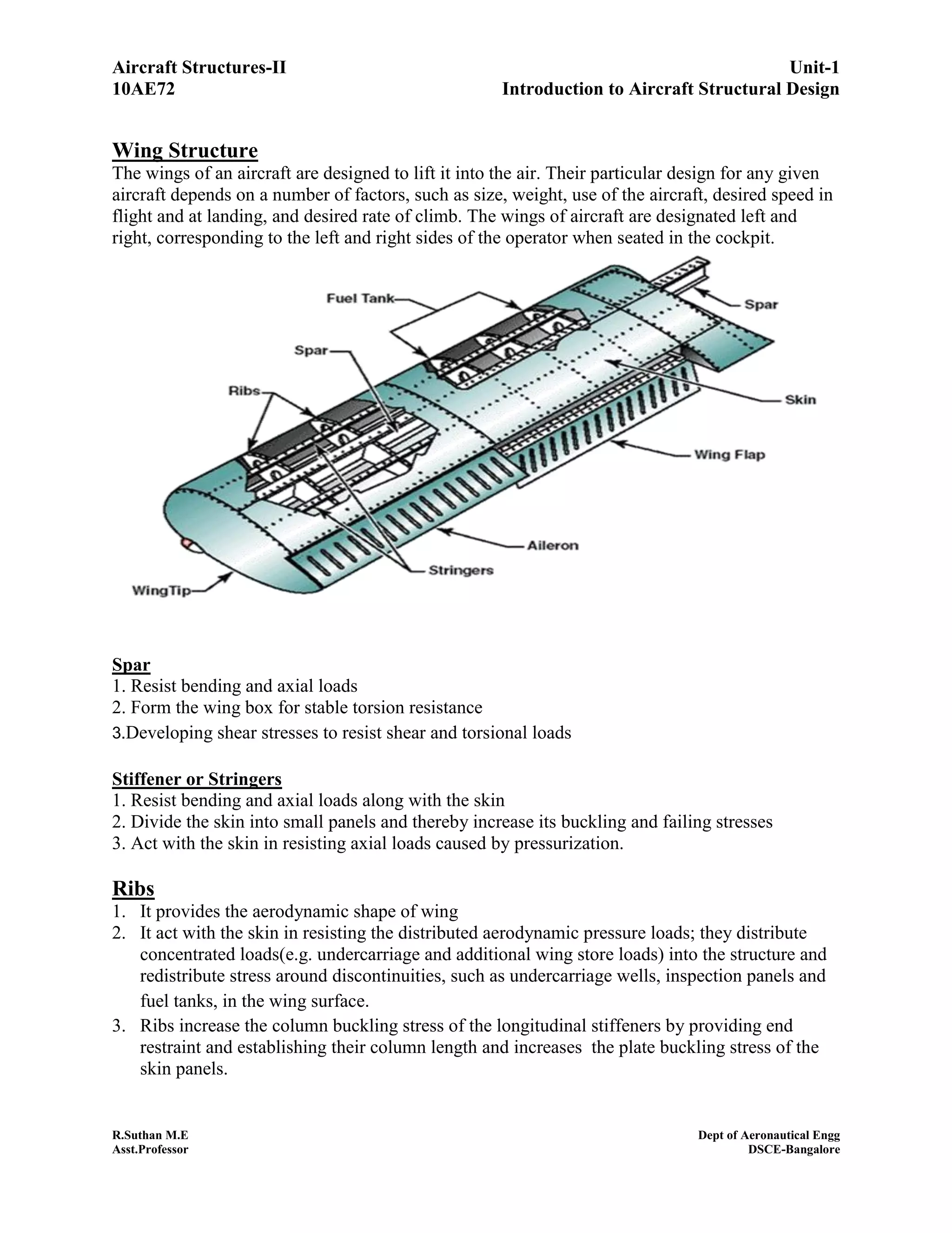 Introduction to Aircraft Structural Design | PDF