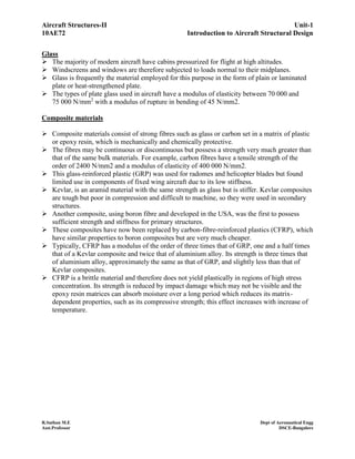 Introduction to Aircraft Structural Design | PDF