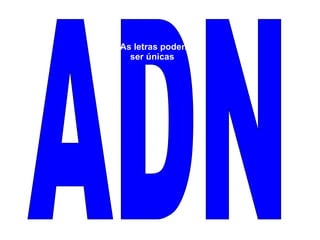 As Letras | PPT