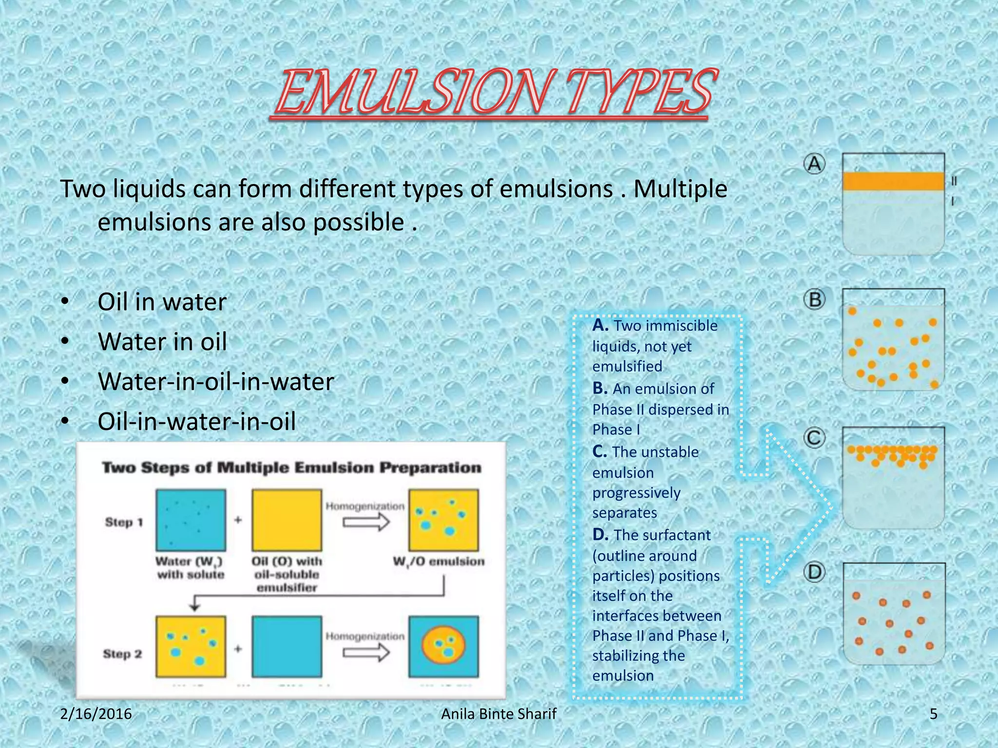 As mani ...(emulsion) | PPT