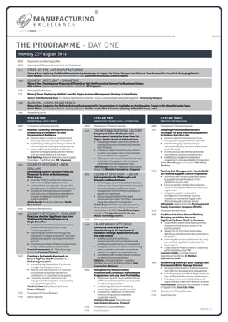 Manufacturing Excellence | PDF