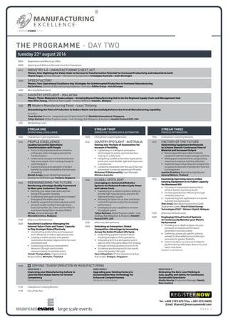 Manufacturing Excellence | PDF