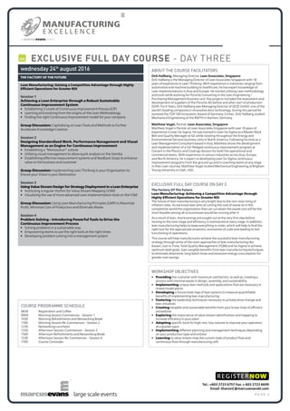 Manufacturing Excellence | PDF