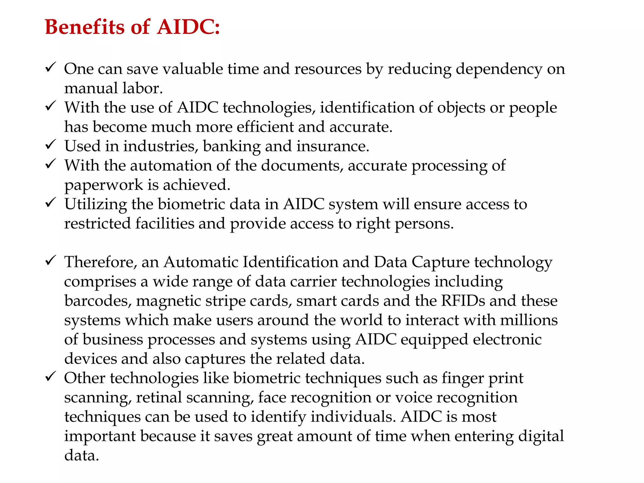 Automated Storage/Retrieval System and Automatic Identification and ...