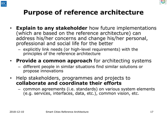 Smart Cities Reference Architecture | PPTX | Internet | Computing
