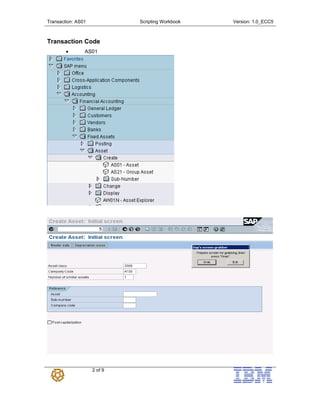 As01 create normal asset | DOC