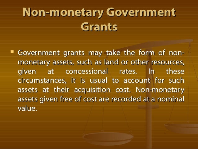 As 12 accounting for government grants(1) As 12 accounting for government grants(1)