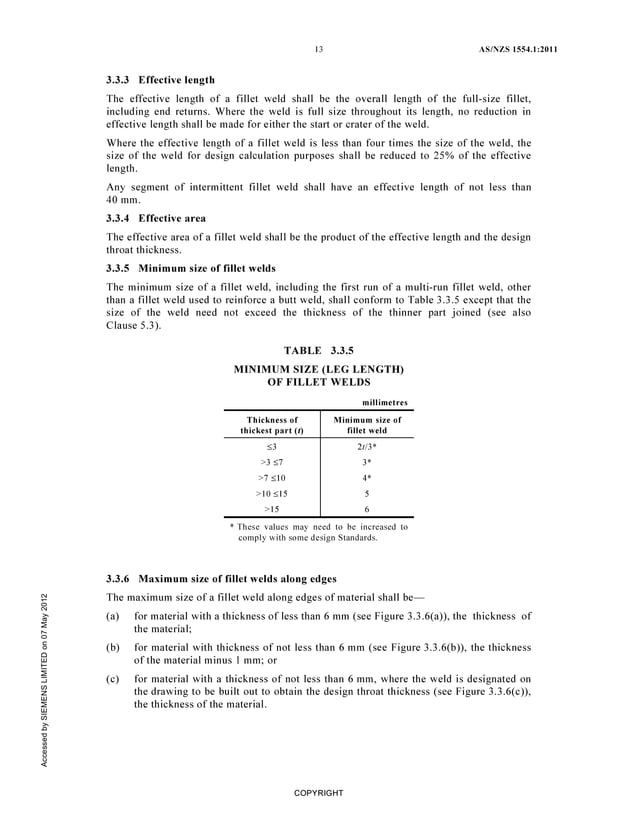 As1554.1 2011-welding steel structure | PDF