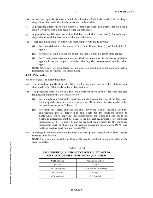 As1554.1 2011-welding steel structure | PDF