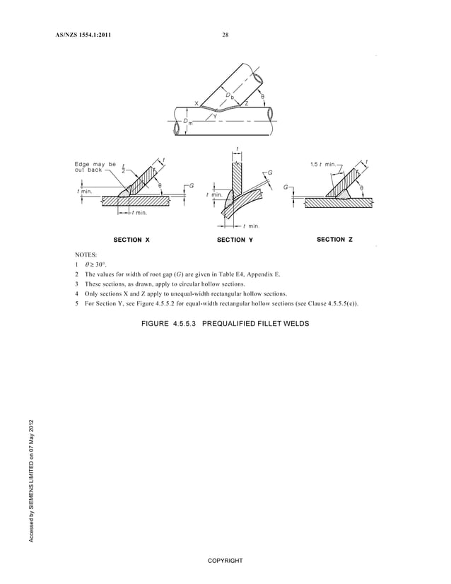 As1554.1 2011-welding steel structure | PDF