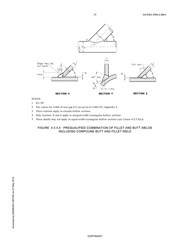 As1554.1 2011-welding steel structure | PDF