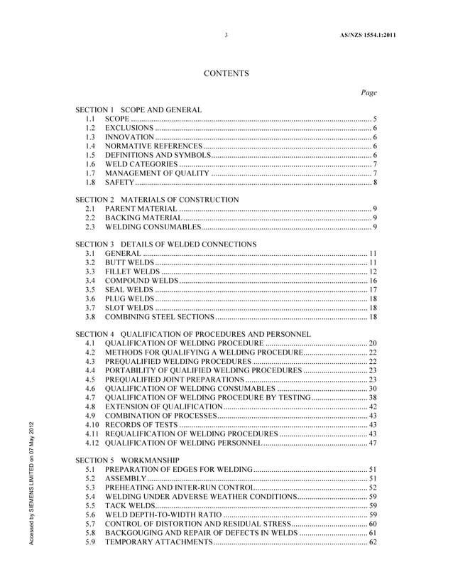 As1554.1 2011-welding steel structure | PDF