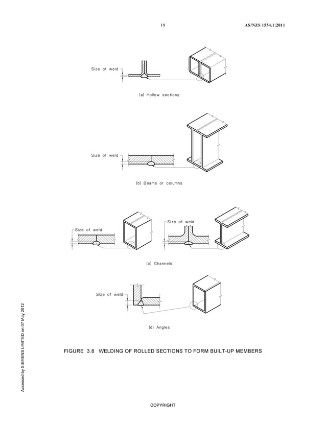 As1554.1 2011-welding steel structure