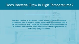 Effect of temperature on environmental fate of microorganisms | PPTX