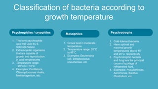 Effect of temperature on environmental fate of microorganisms | PPTX
