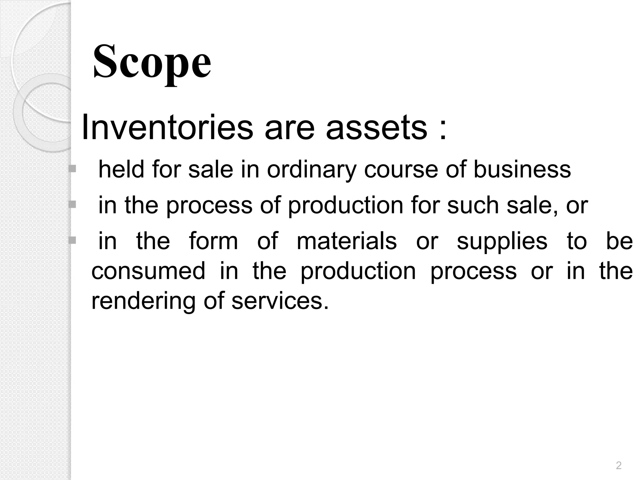 Indian Accounting Standards AS2 - Valuation of Inventories | PPTX