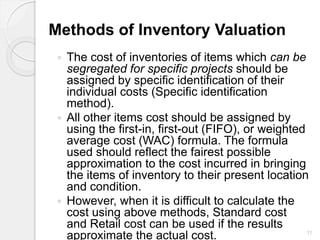 Indian Accounting Standards AS2 - Valuation of Inventories | PPTX