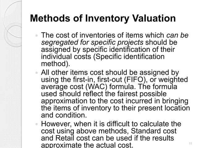 Indian Accounting Standards AS2 - Valuation of Inventories | PPTX
