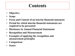 As 25 Interim Financial Reporting | PPT
