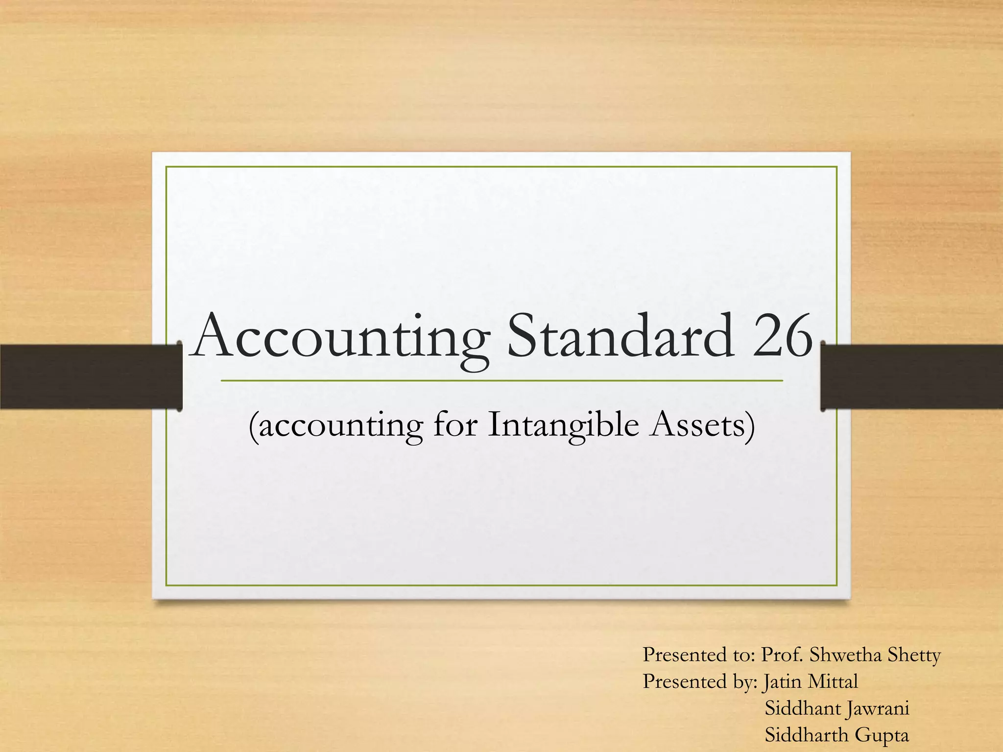 Accounting Standard 4 | PPTX