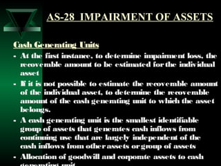 As 28 impairment of asset | PPT