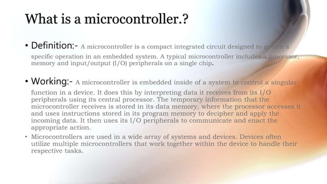 PLC and Micro Controllers | PPTX | Computing | Technology & Computing