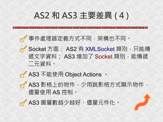 從 AS2 邁向 AS3 | PDF