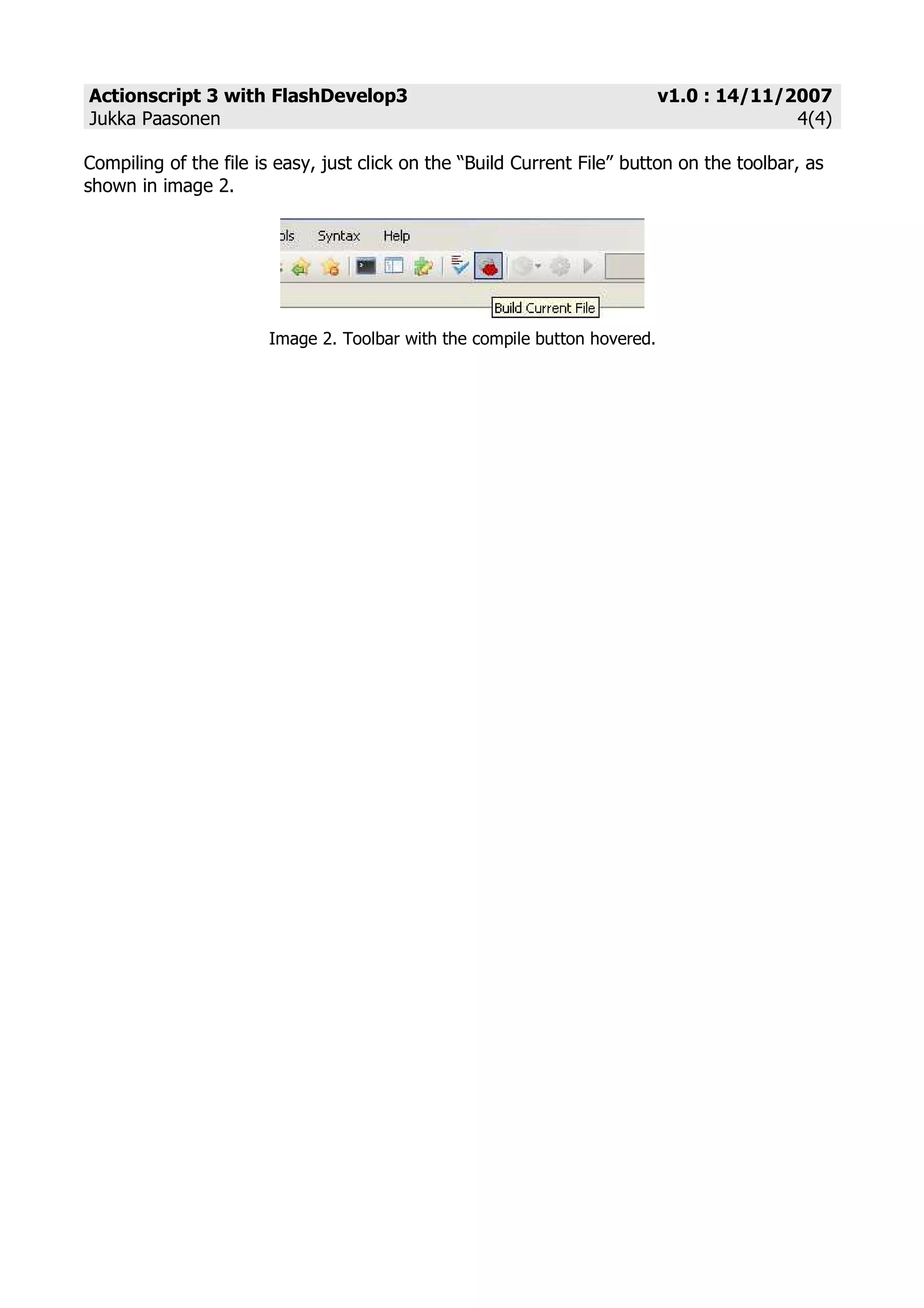 Actionscript 3 with FlashDevelop3 | PDF | Web Development | Internet
