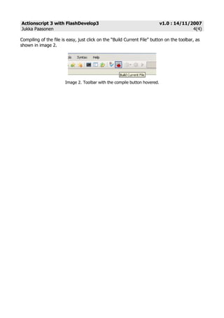 Actionscript 3 with FlashDevelop3 | PDF | Web Development | Internet