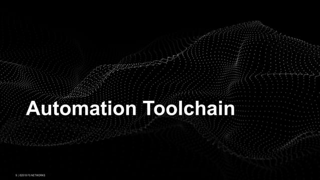 F5 Automation Toolchain | PDF
