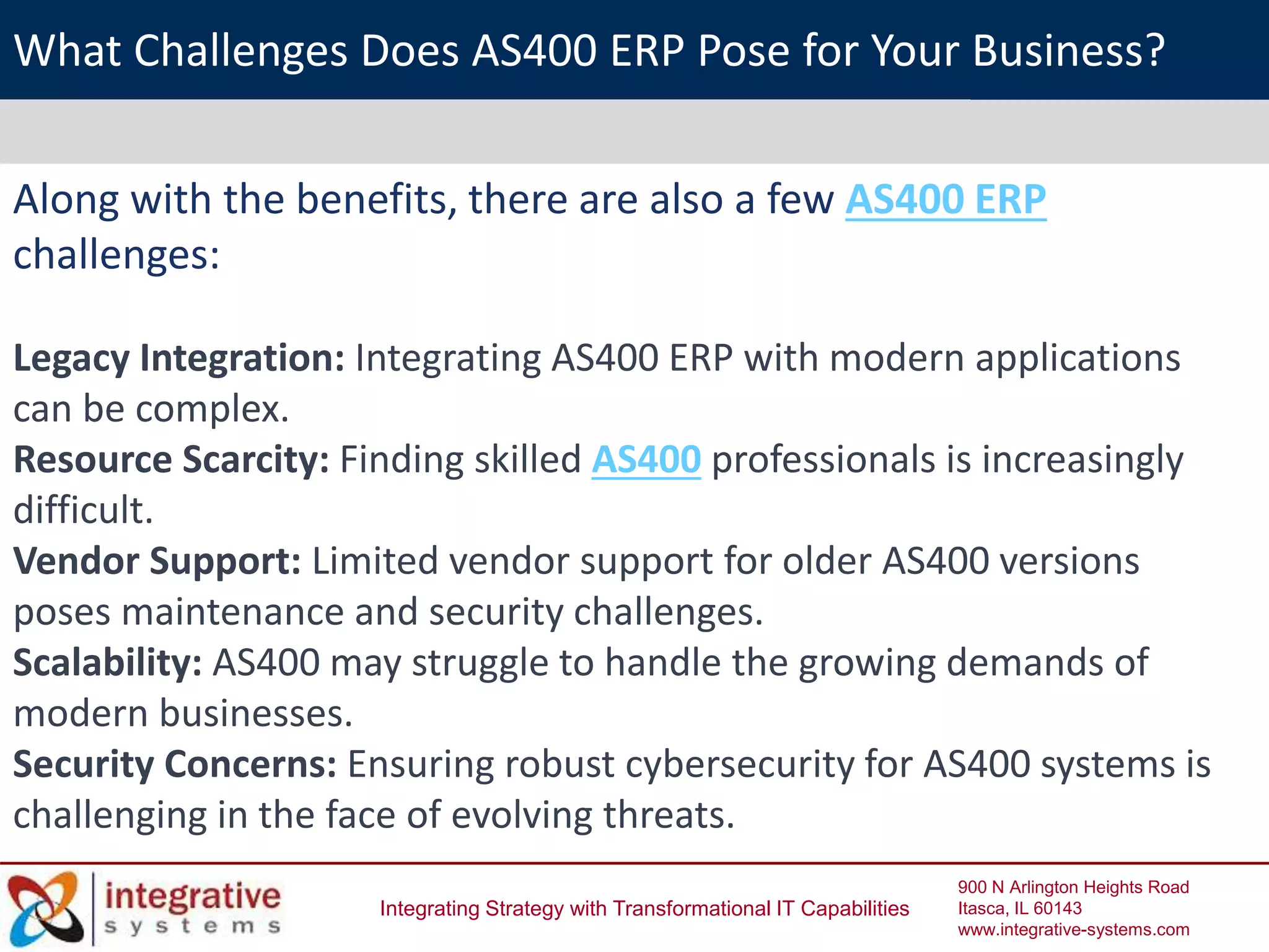 Key Features and Modules of AS400 ERP System | PPTX | Cloud Computing ...