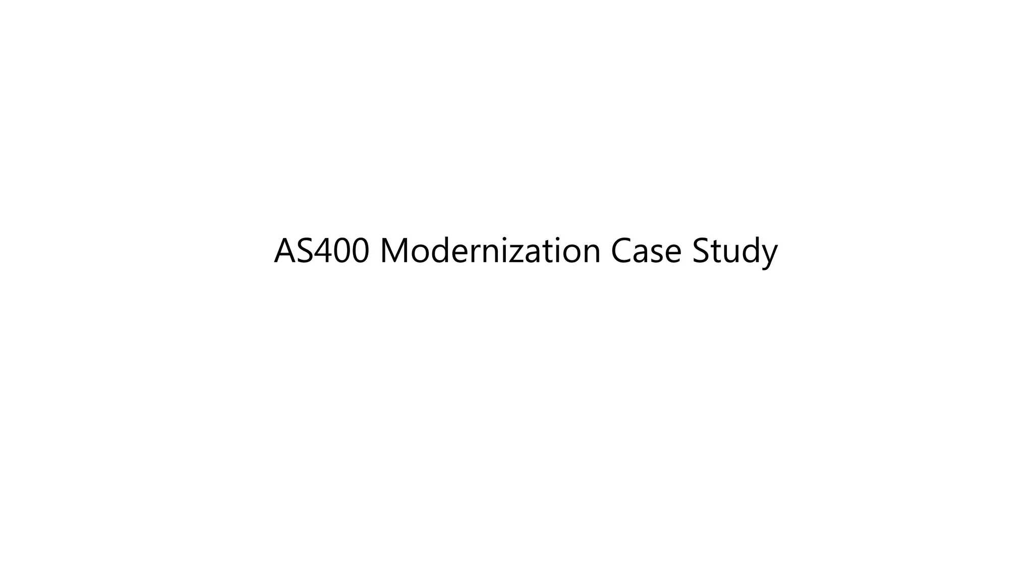 As400 Ibm Iseries Modernization Pptx