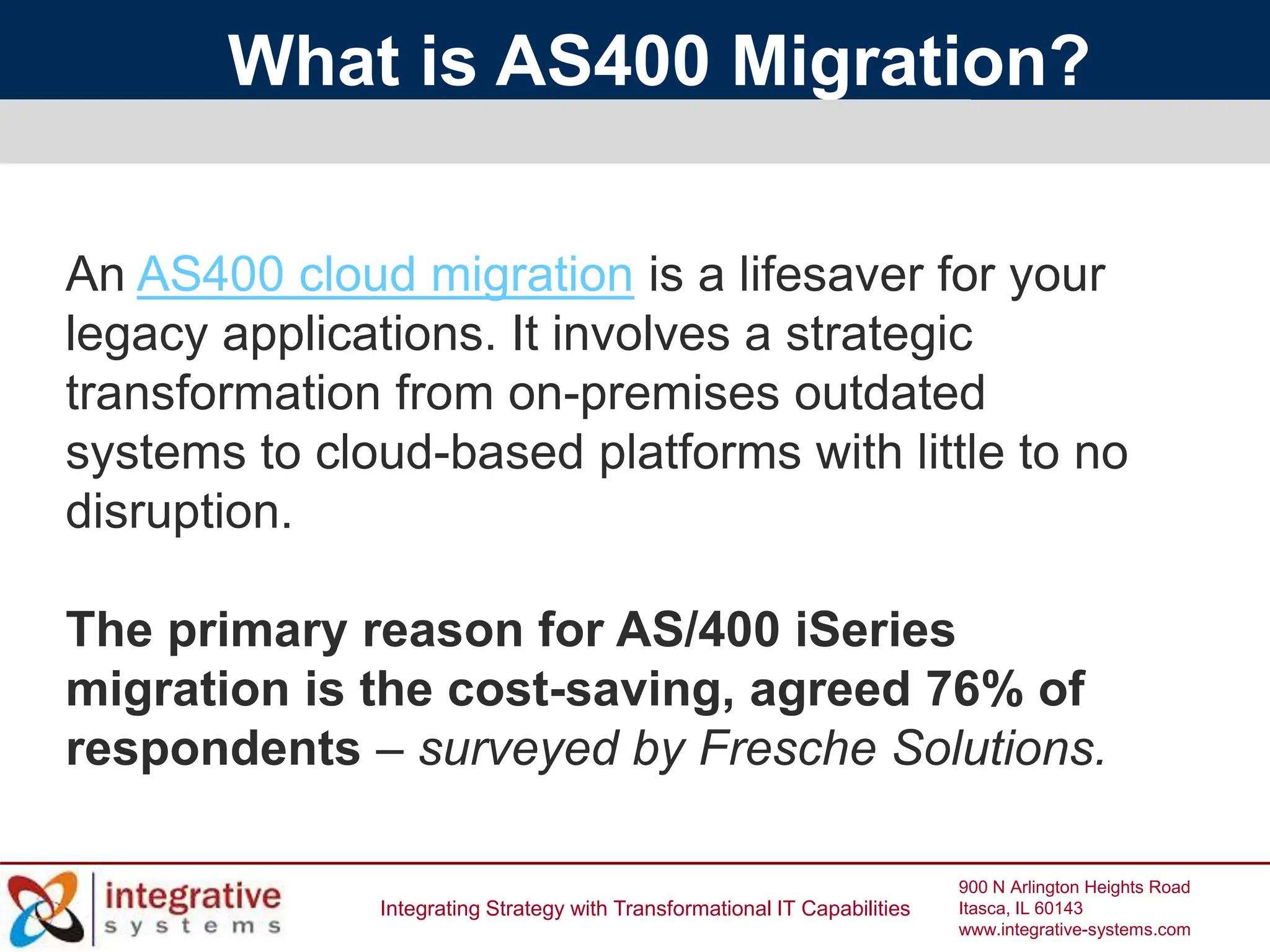 How of AS400 Migration to Cloud Technology | PPTX