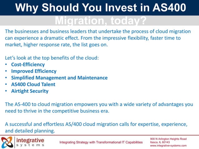 How of AS400 Migration to Cloud Technology | PPTX